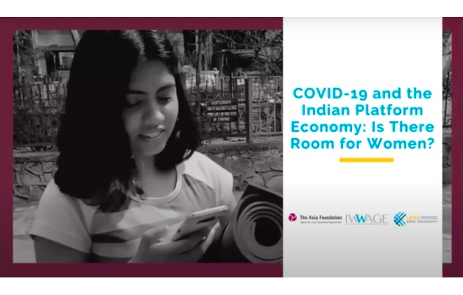Covid-19 and the Indian Platform Economy: Is there Room for Women?